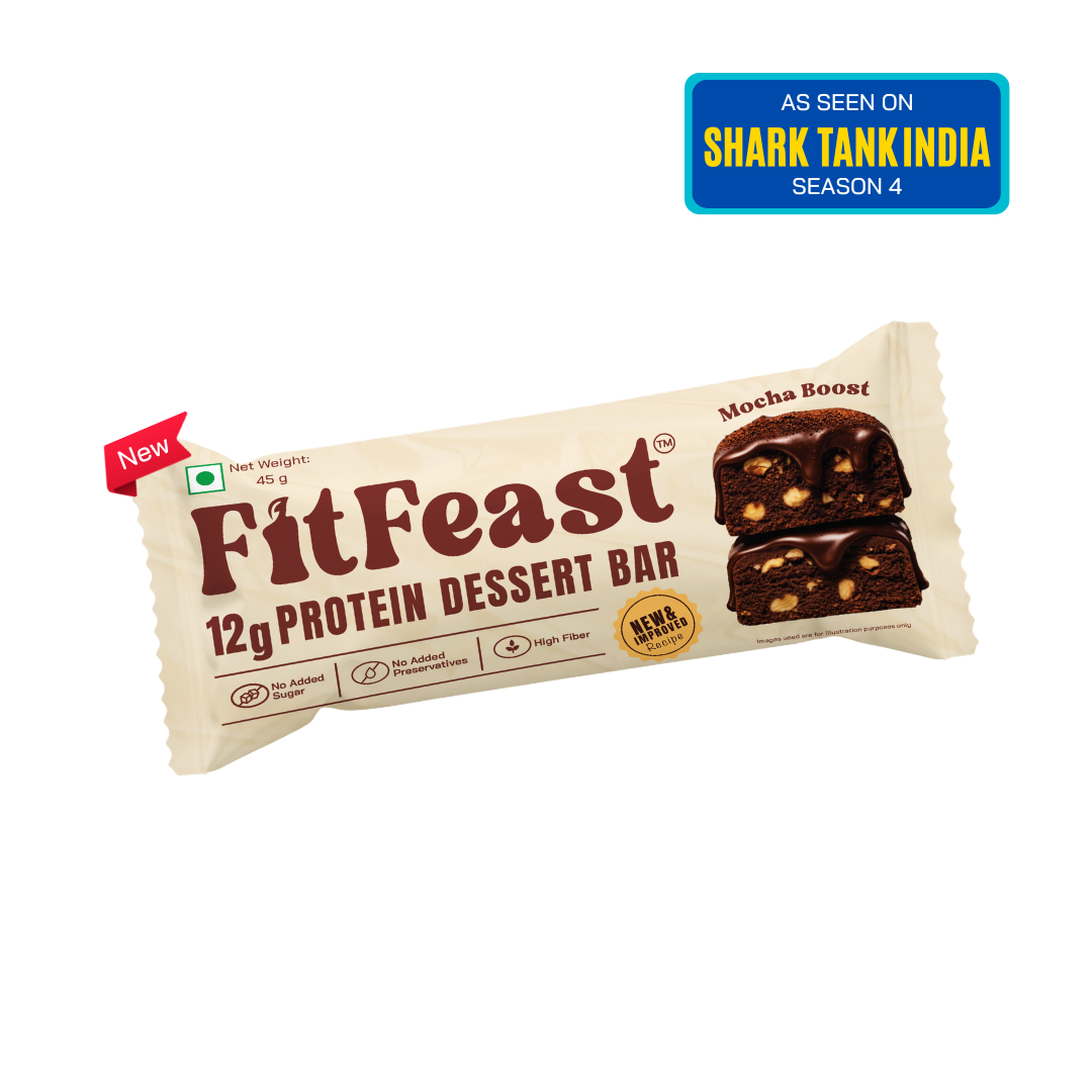 Protein Bars Mocha Boost | As Seen on Shark Tank – FitFeast