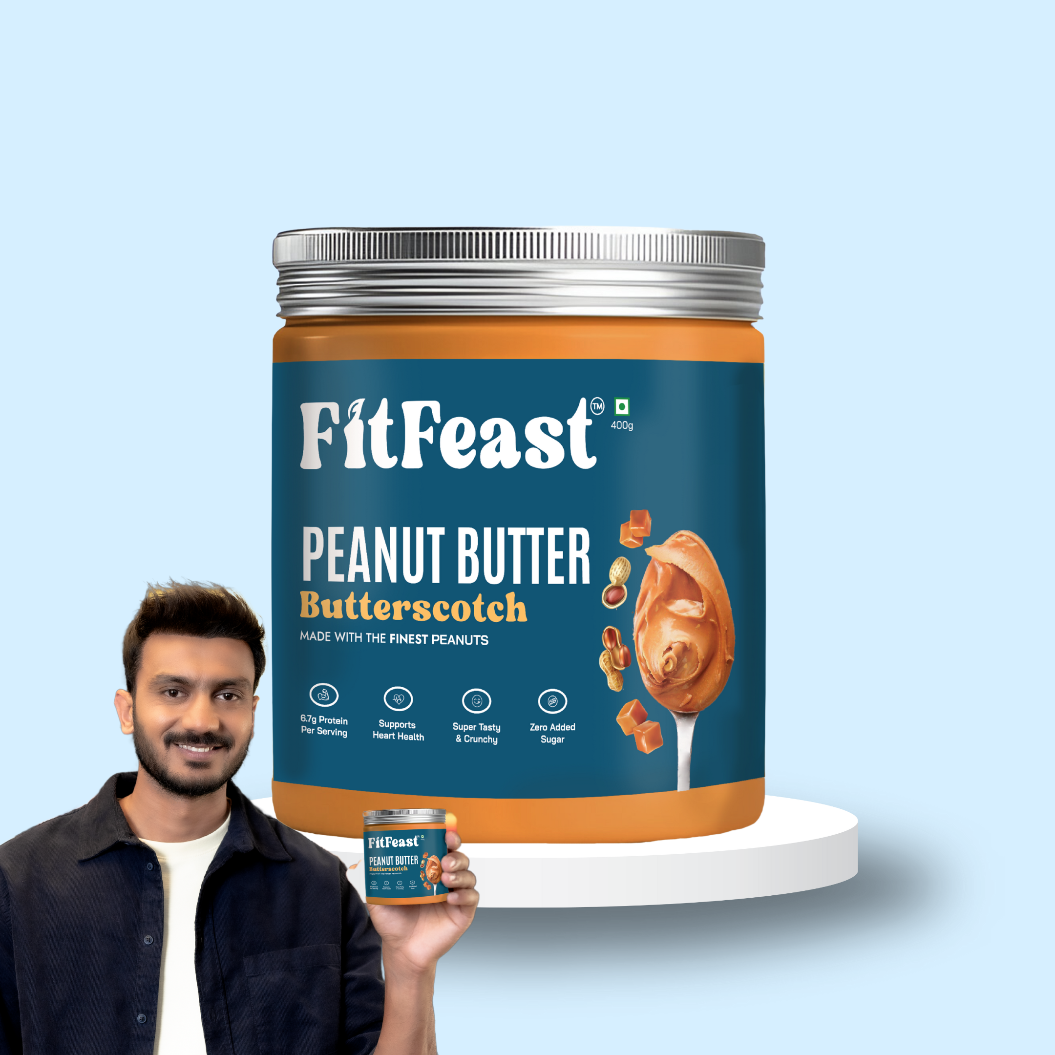 Butterscotch Peanut Butter 400g – FitFeast